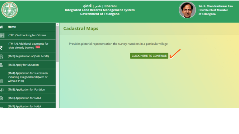 Village Map With Survey Numbers In Telangana (Bhu Bharati Portal)