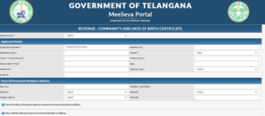 How To Apply Telangana Caste Certificate - Meeseva Citizen Portal