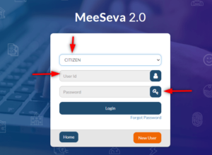 TS MeeSeva New User Registration (2023 - List Of Services)