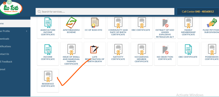 How To Apply Residence Certificate In Telangana (New 2026)